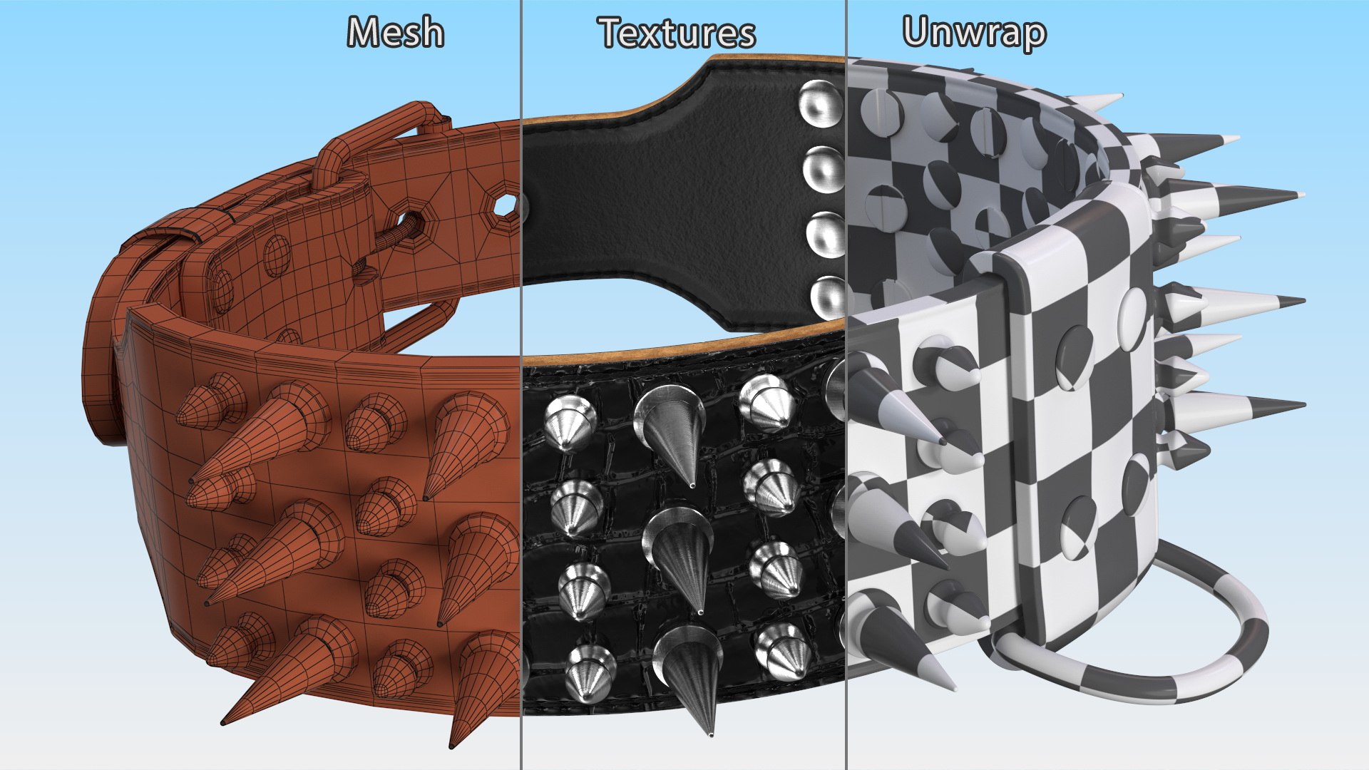 3D Model Dog Collars Collection 2 - TurboSquid 2166481