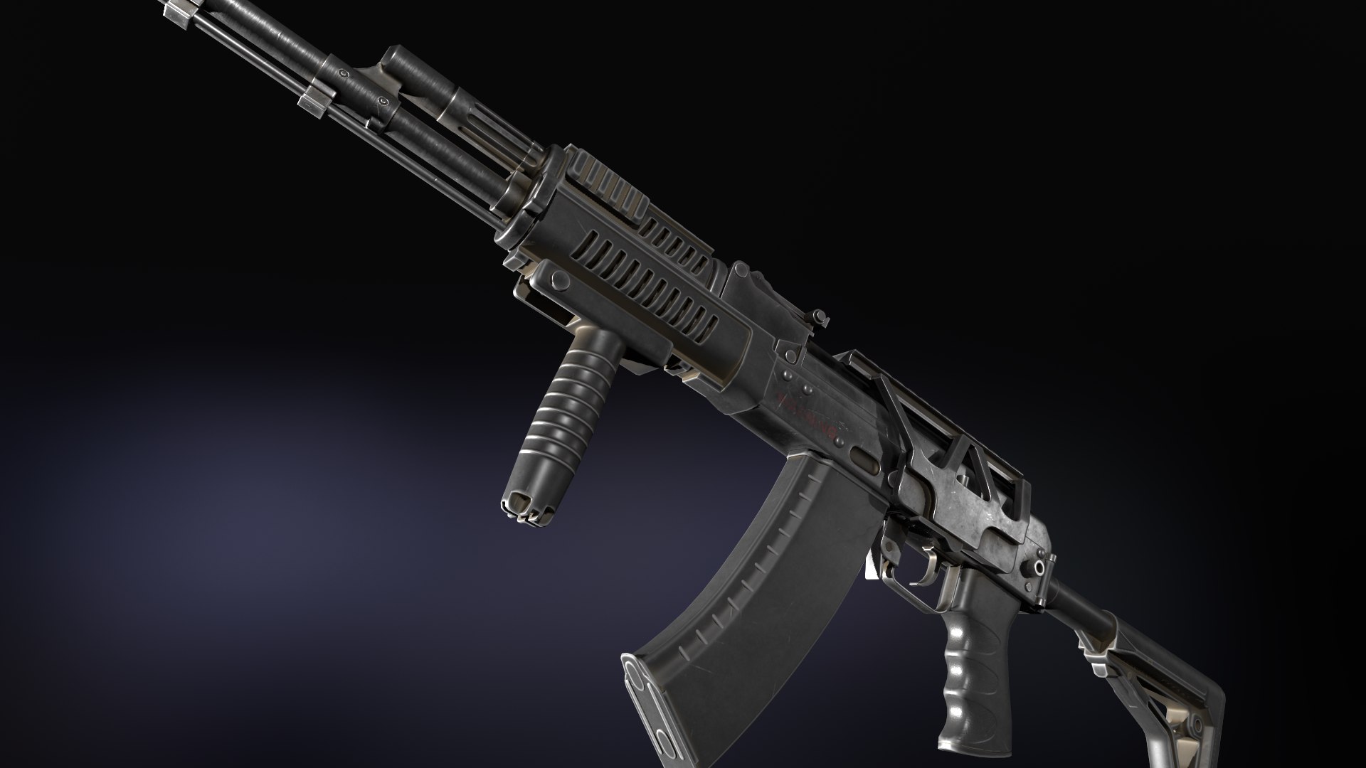 AK-74M Game ready 3D model - TurboSquid 2004466