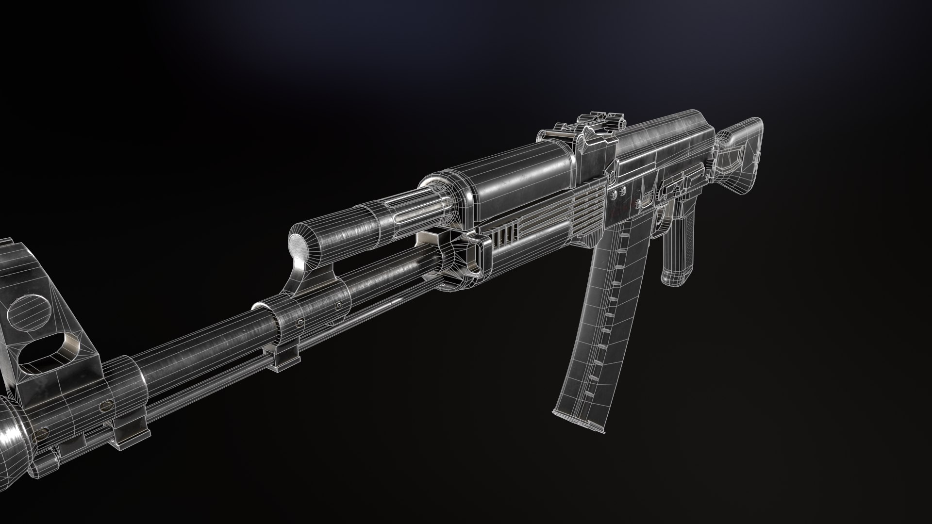 AK-74M Game ready 3D model - TurboSquid 2004466