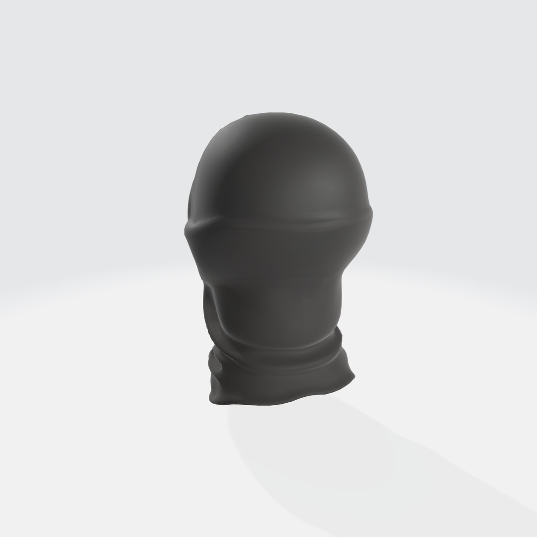Hooded Face Mask 3D - TurboSquid 2268981