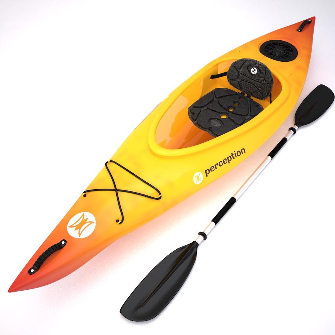 3d model kayak perception v2