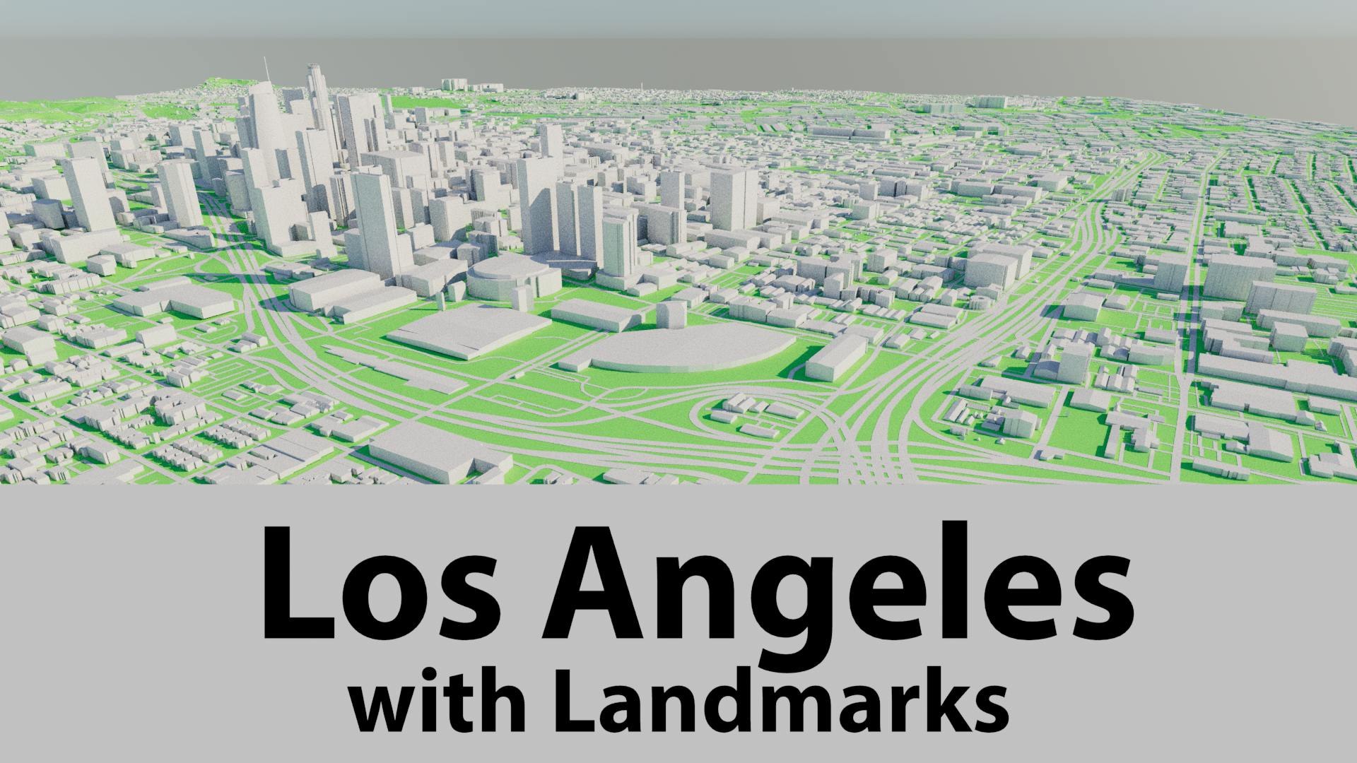 Los Angeles 3D Model 3D - TurboSquid 1968306