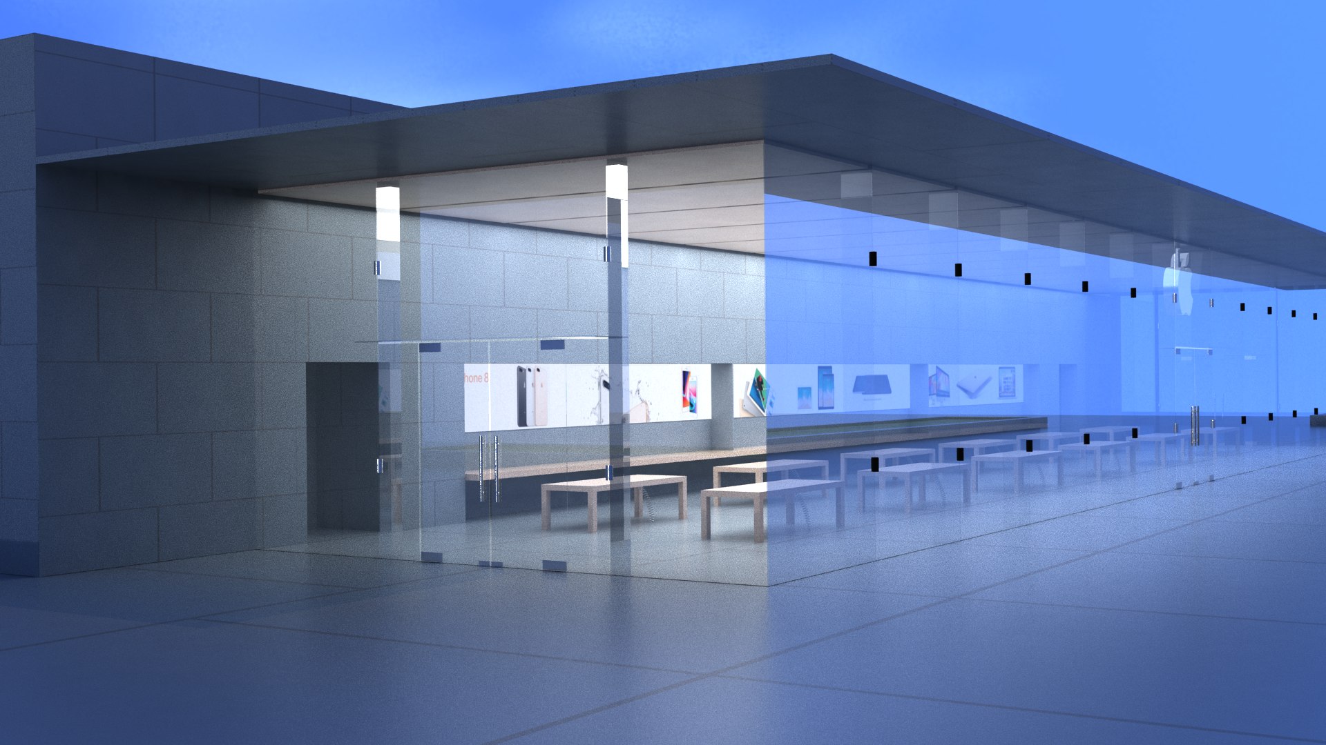 Apple Store V5 3D Model - TurboSquid 1210962