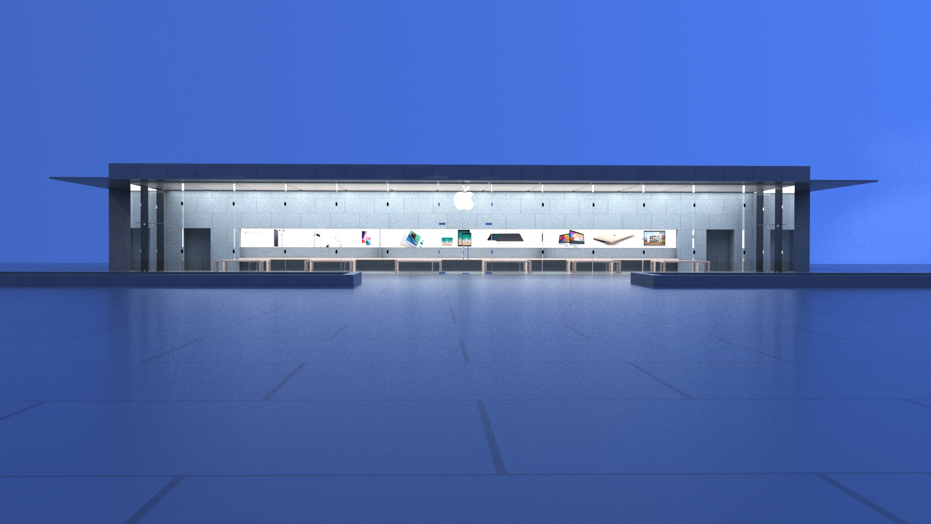 Apple Store V5 3D Model - TurboSquid 1210962