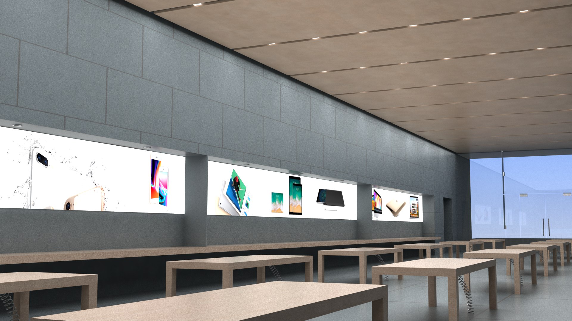 Apple Store V5 3D Model - TurboSquid 1210962