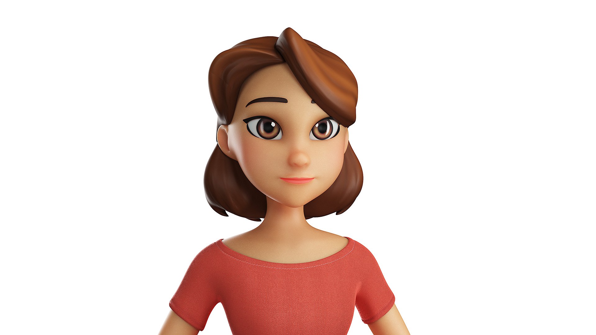 Cartoon character - Mother 3D - TurboSquid 1953178