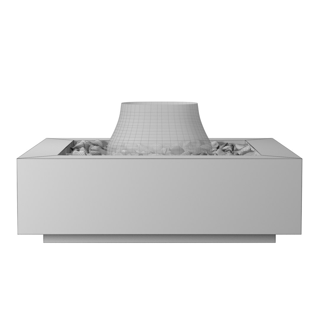 SALENTO SQUARE FIRE TABLE 3D Model - TurboSquid 1898143