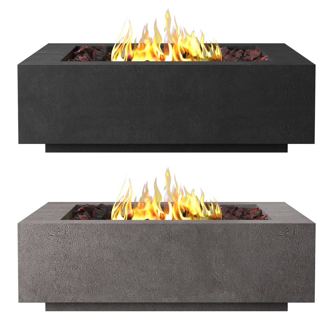 SALENTO SQUARE FIRE TABLE 3D Model - TurboSquid 1898143
