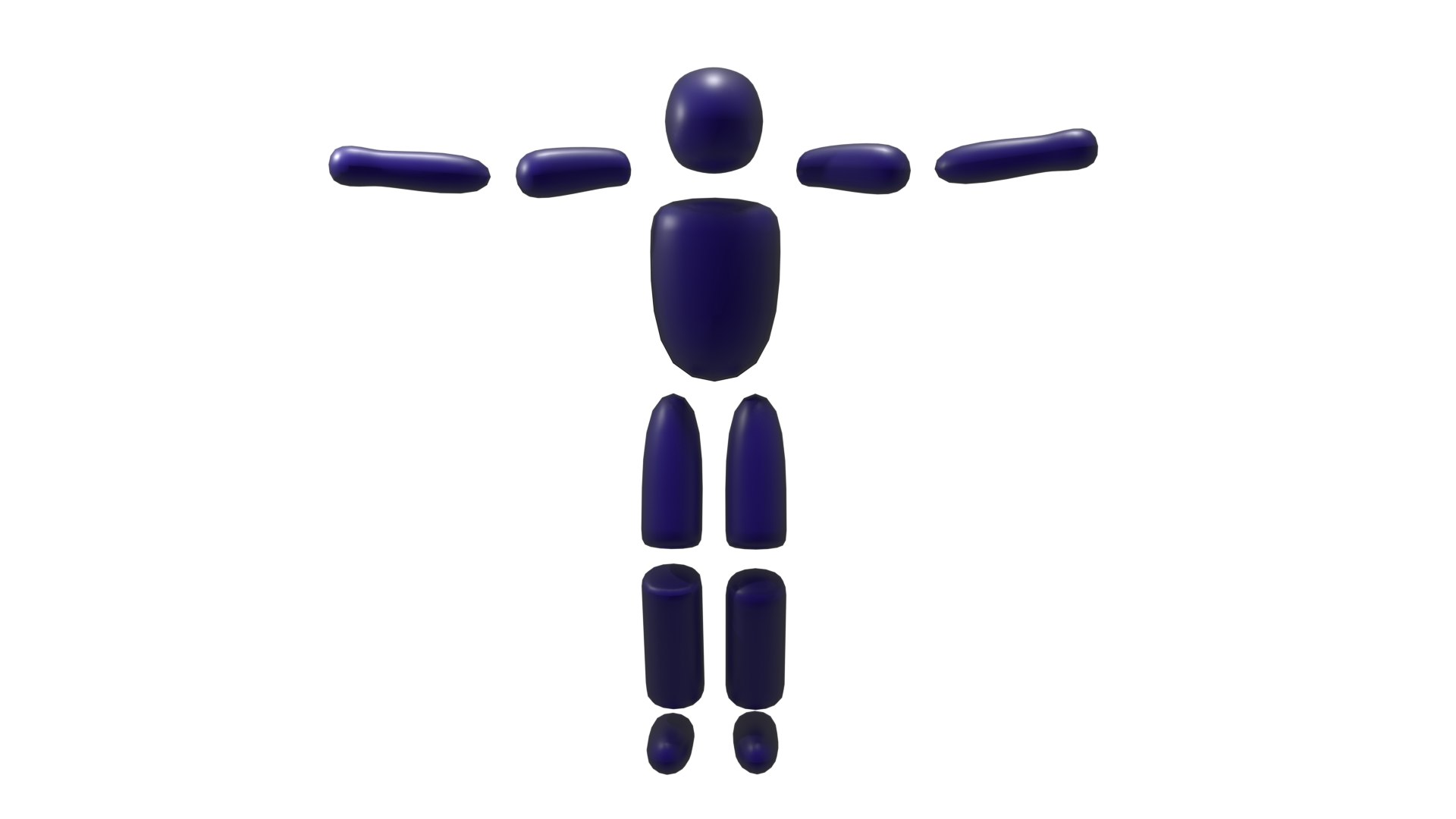 3D Simple Character Stickman Rigged - TurboSquid 1347855