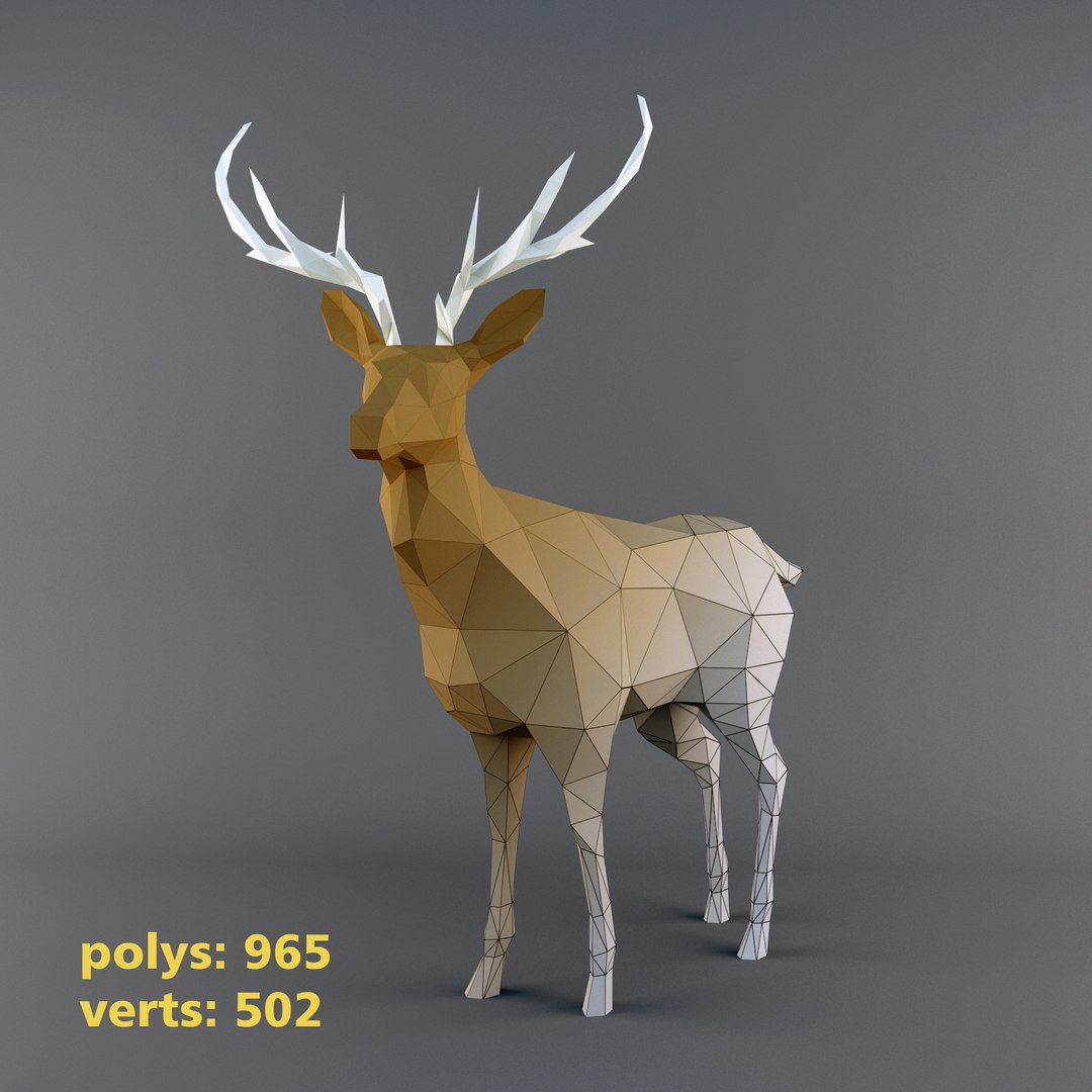 Deer Model - TurboSquid 1233207