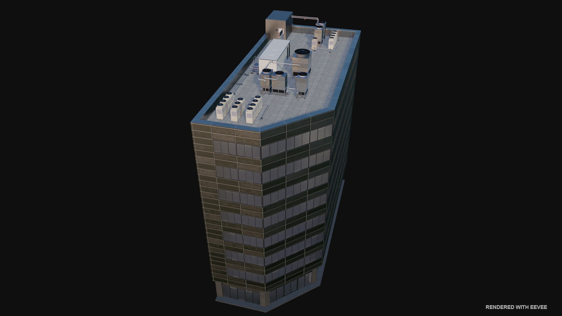 3D Model Modular City - Building AS01 - TurboSquid 2089312