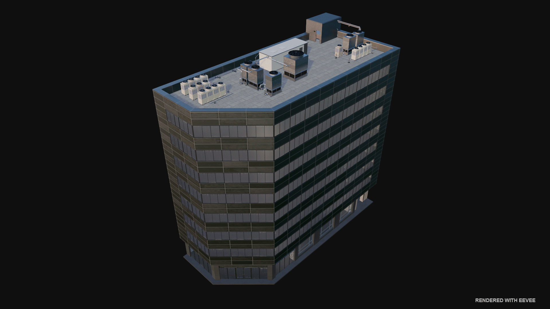 3D Model Modular City - Building AS01 - TurboSquid 2089312