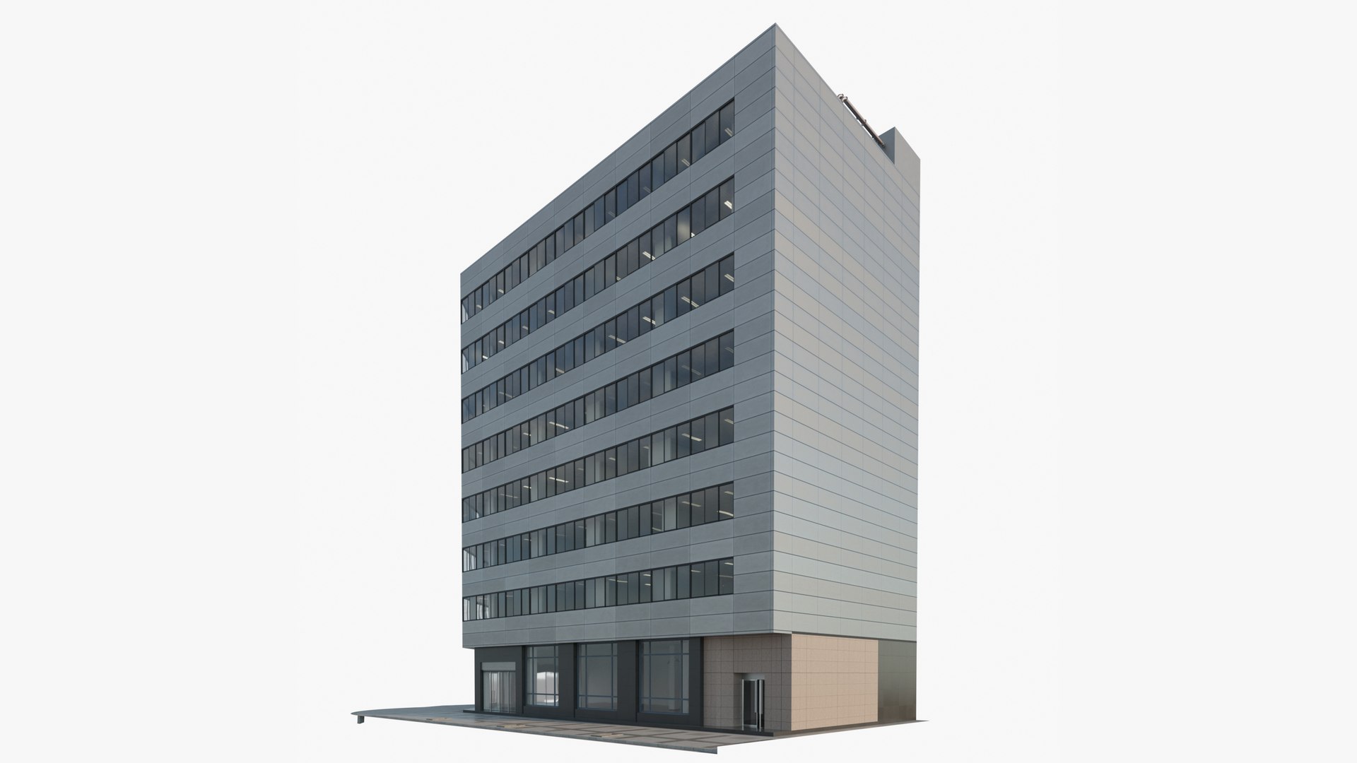 3D Model Modular City - Building AS01 - TurboSquid 2089312