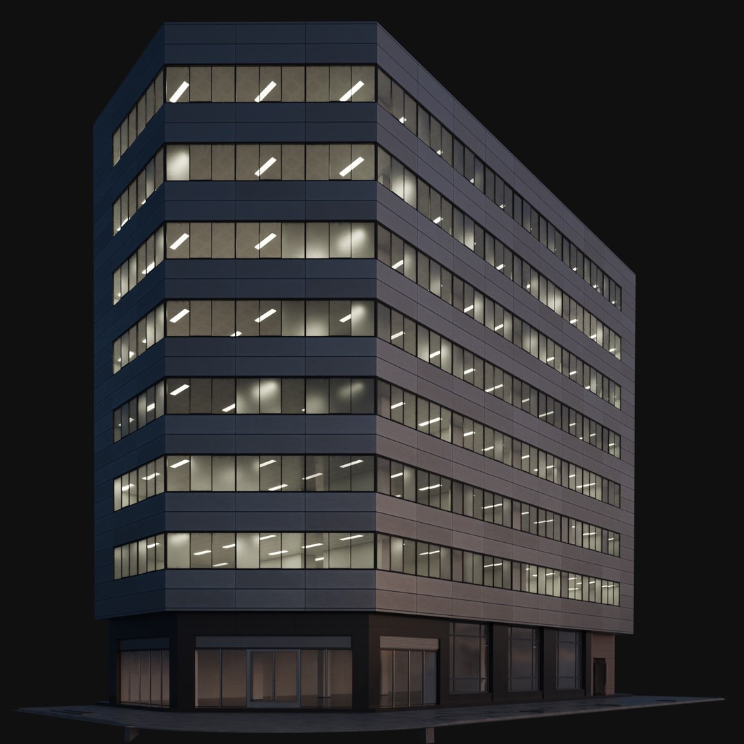 3D Model Modular City - Building AS01 - TurboSquid 2089312