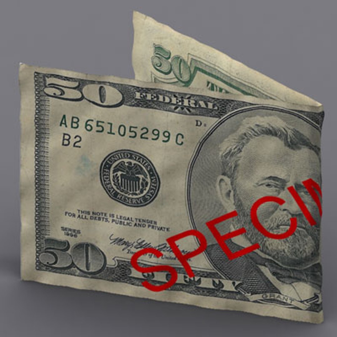 Usd 50 3d Model