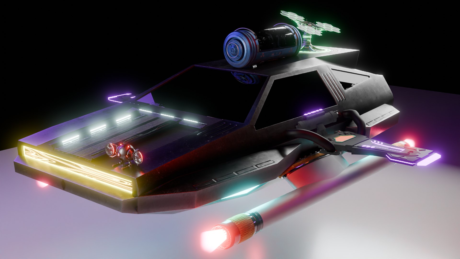 3D Car Sci Fi - TurboSquid 2245805