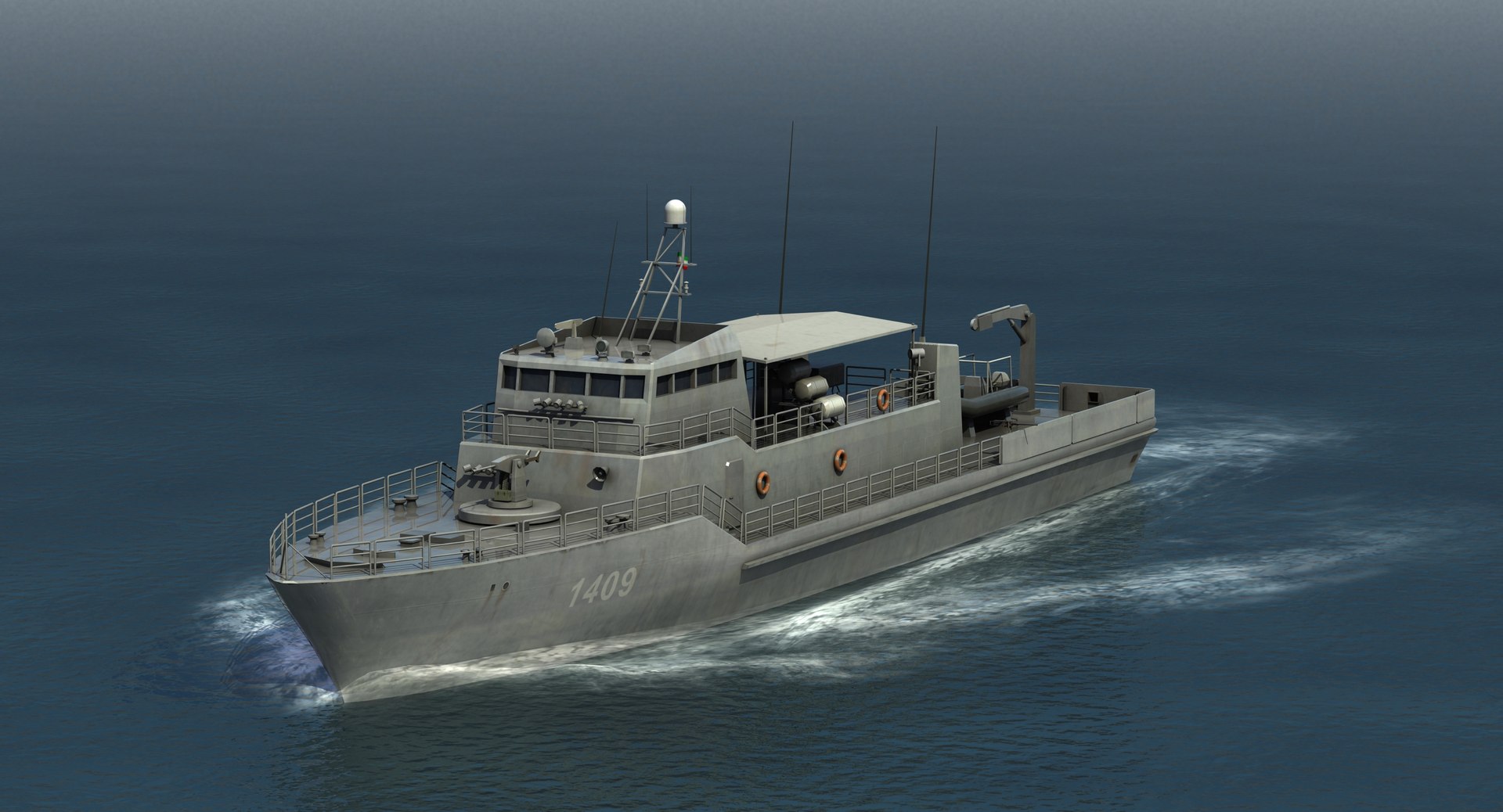 Hendijan class patrol boat model - TurboSquid 1318293