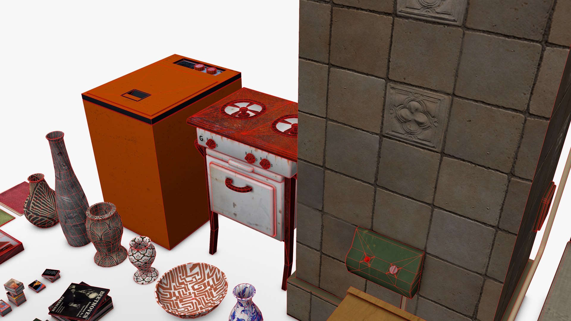 3D Soviet Items Model - TurboSquid 2158328