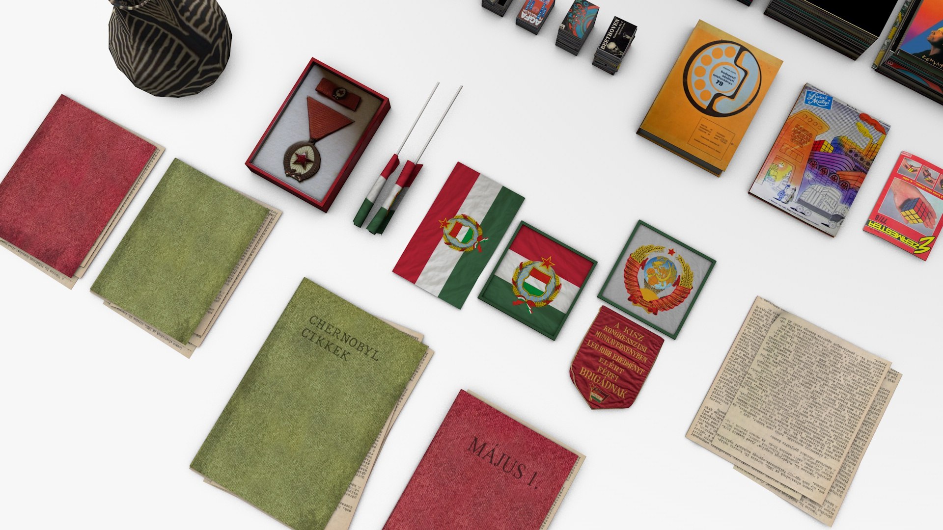 3D Soviet Items Model - TurboSquid 2158328