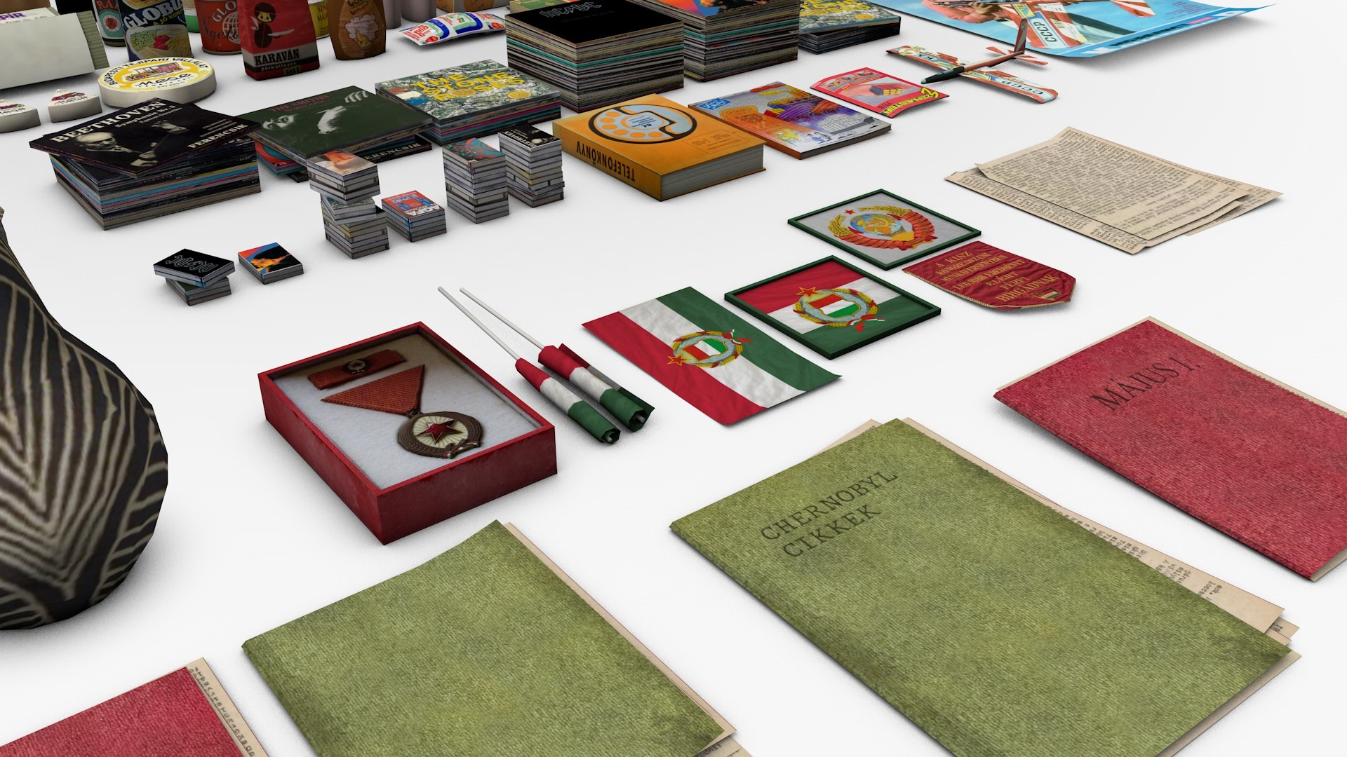 3D Soviet Items Model - TurboSquid 2158328