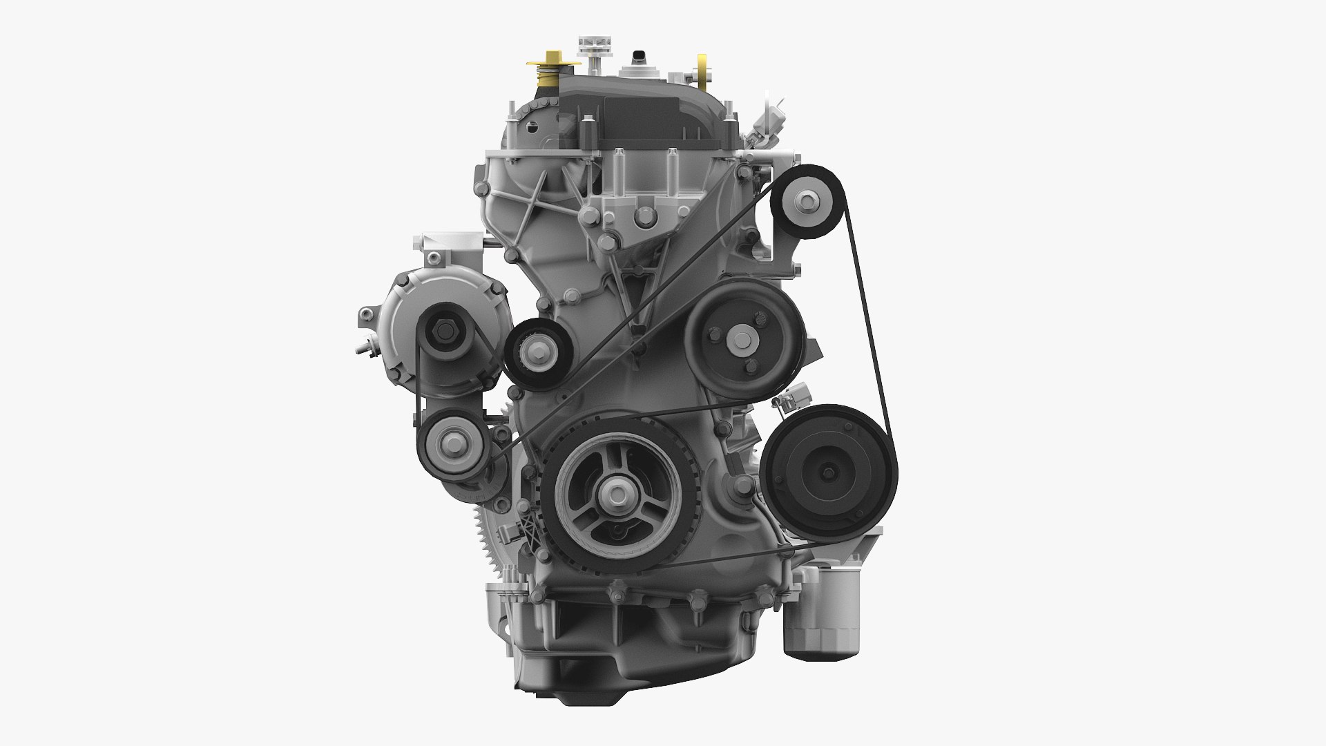 3d Engine Piston Motion Animation Model