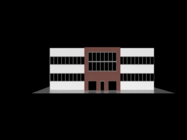 3d building administrative model