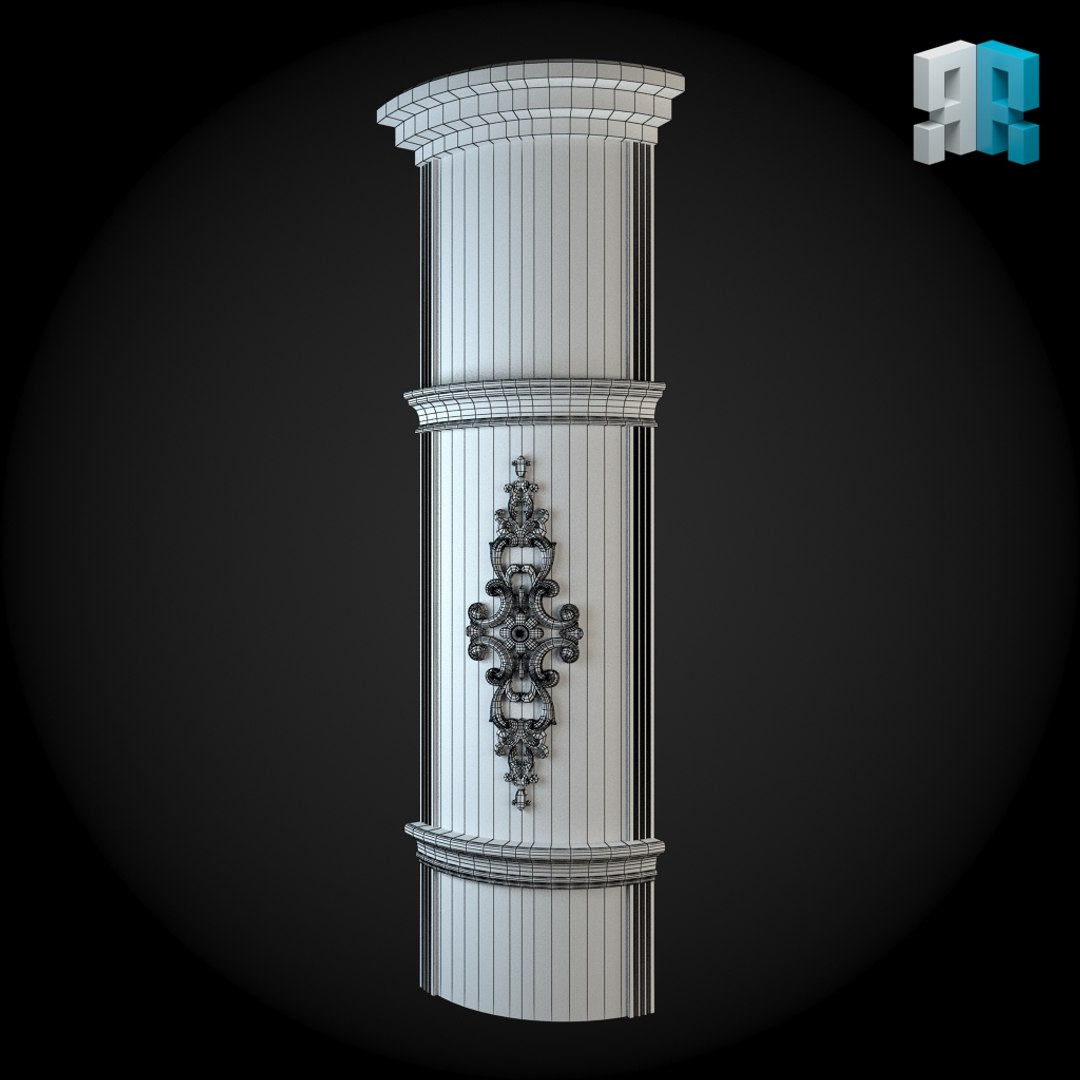 3d architectural modules model