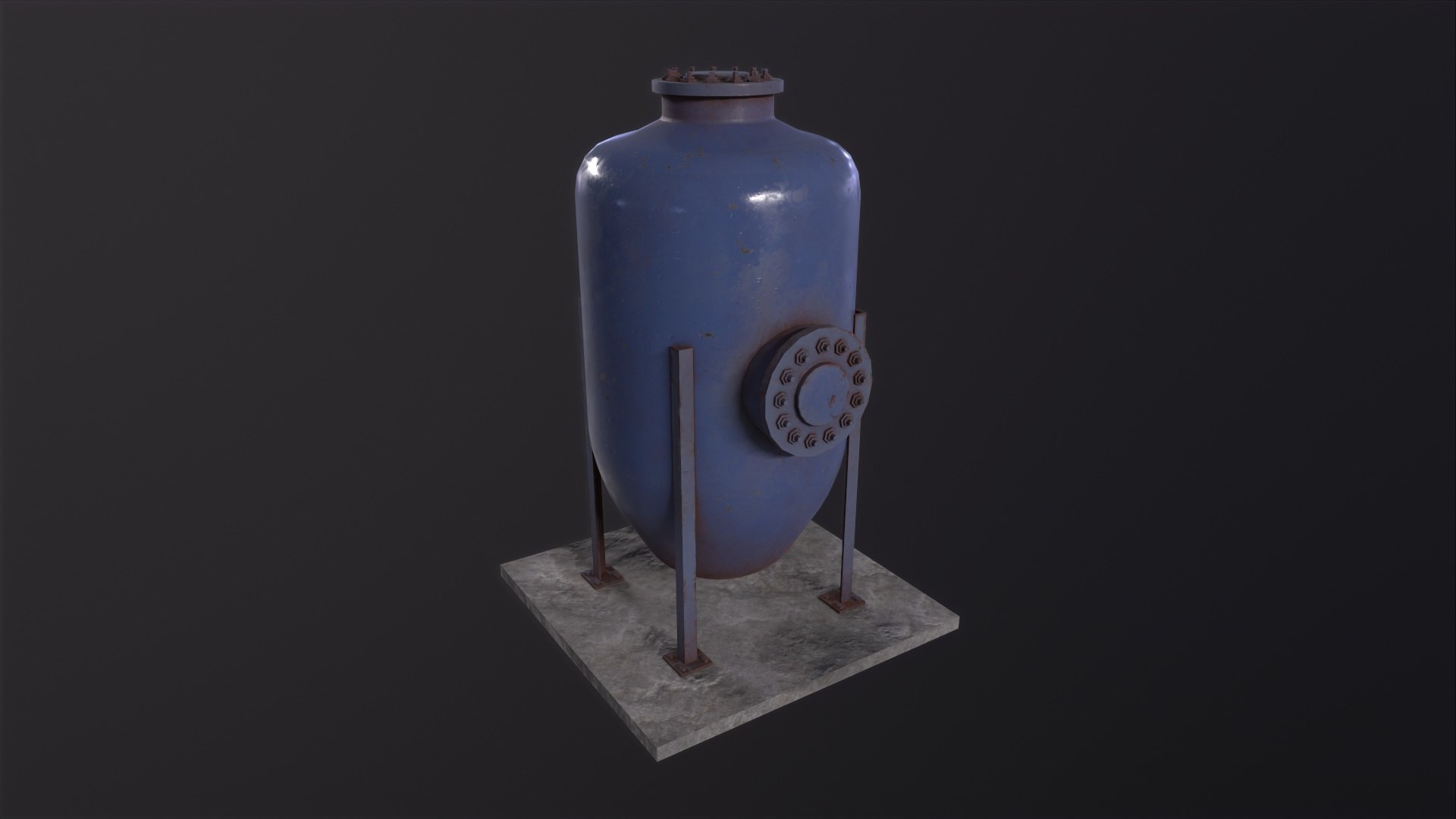 Oil Tank Model - TurboSquid 2136333