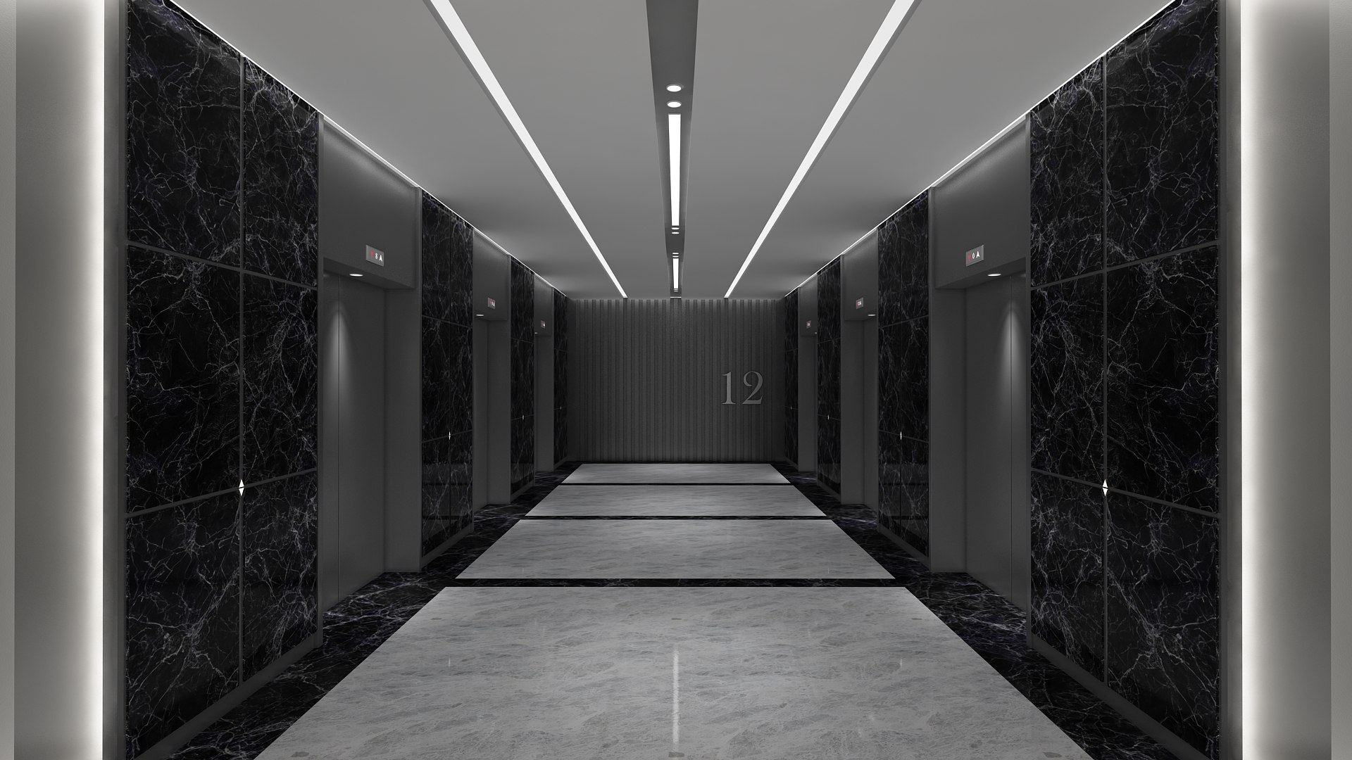 3D Hotel Corridor 3 Model - TurboSquid 2339397