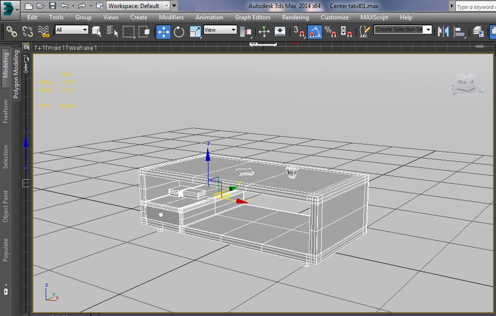 3D Model Center Table - TurboSquid 1523034