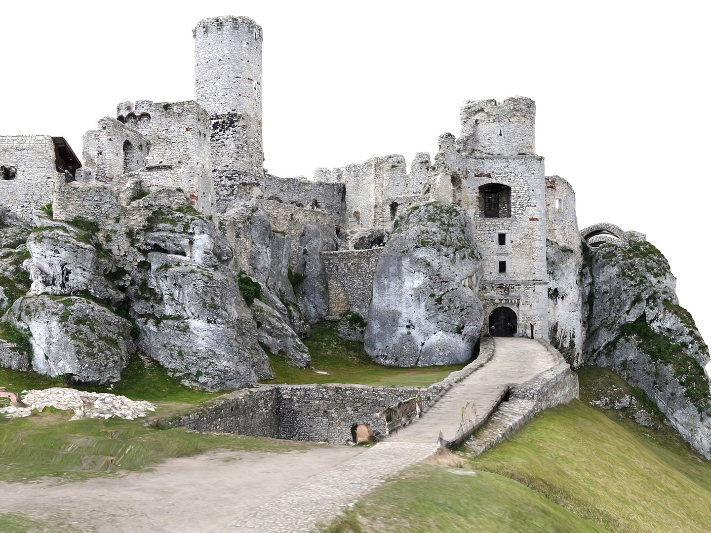 3D Castle Ruins 16k Model - TurboSquid 1413660