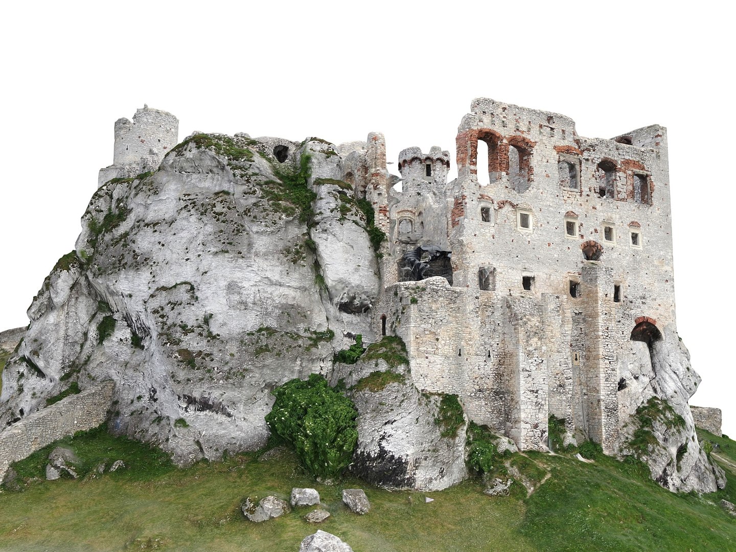 3D Castle Ruins 16k Model - TurboSquid 1413660