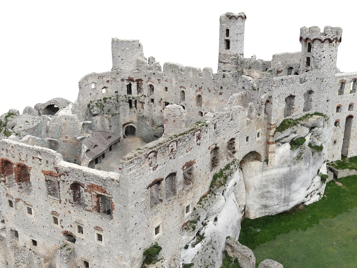 3D Castle Ruins 16k Model - TurboSquid 1413660