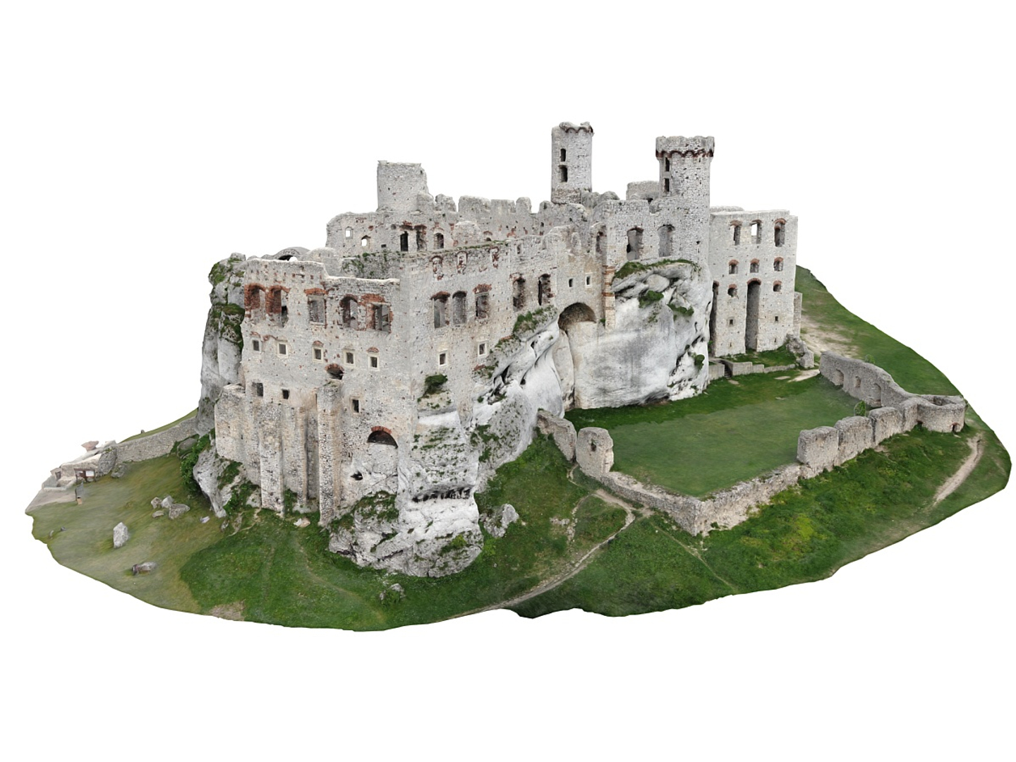 3D Castle Ruins 16k Model - TurboSquid 1413660