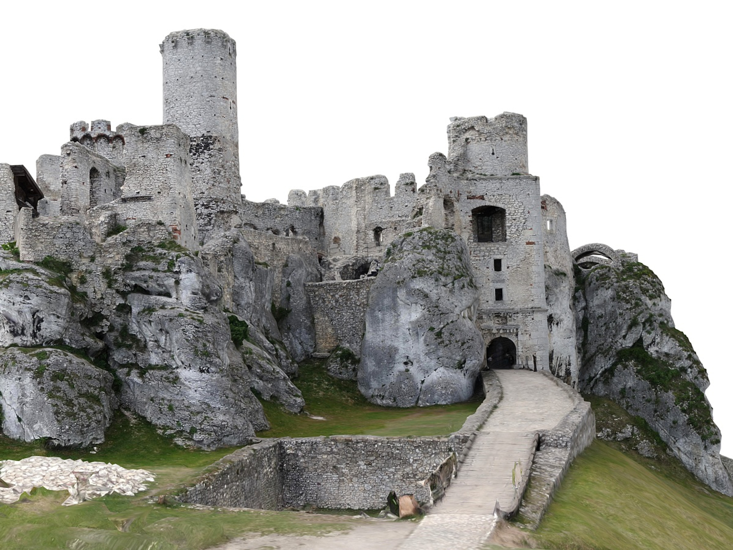 3D Castle Ruins 16k Model - TurboSquid 1413660