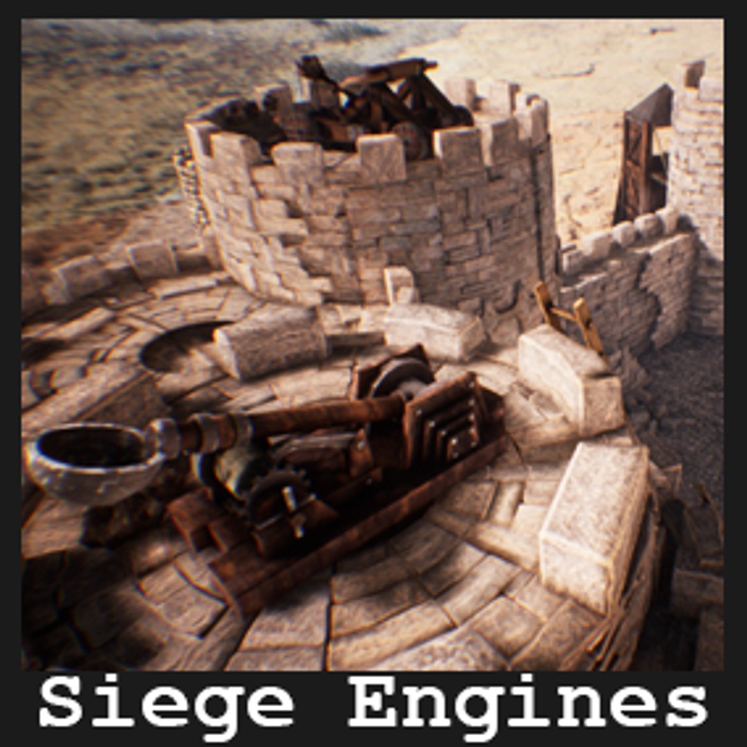 3D Medieval Siege Engines 11 Assets - TurboSquid 2108049