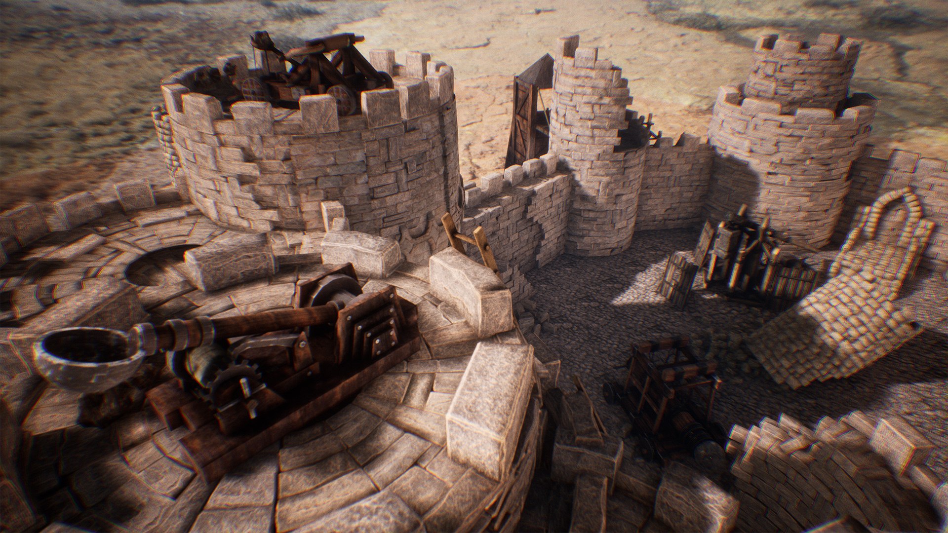 3D Medieval Siege Engines 11 Assets - TurboSquid 2108049