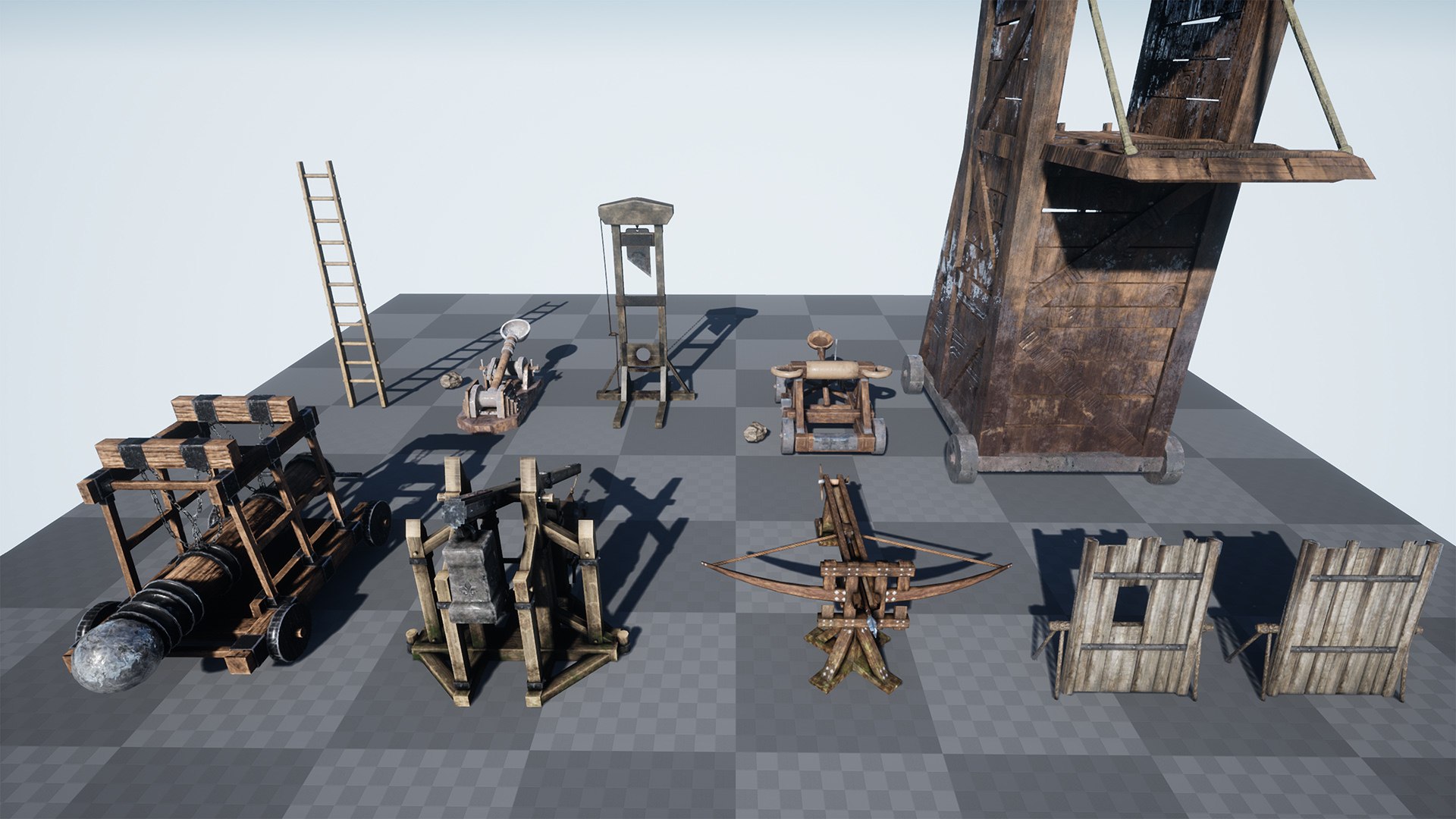 3D Medieval Siege Engines 11 Assets - TurboSquid 2108049