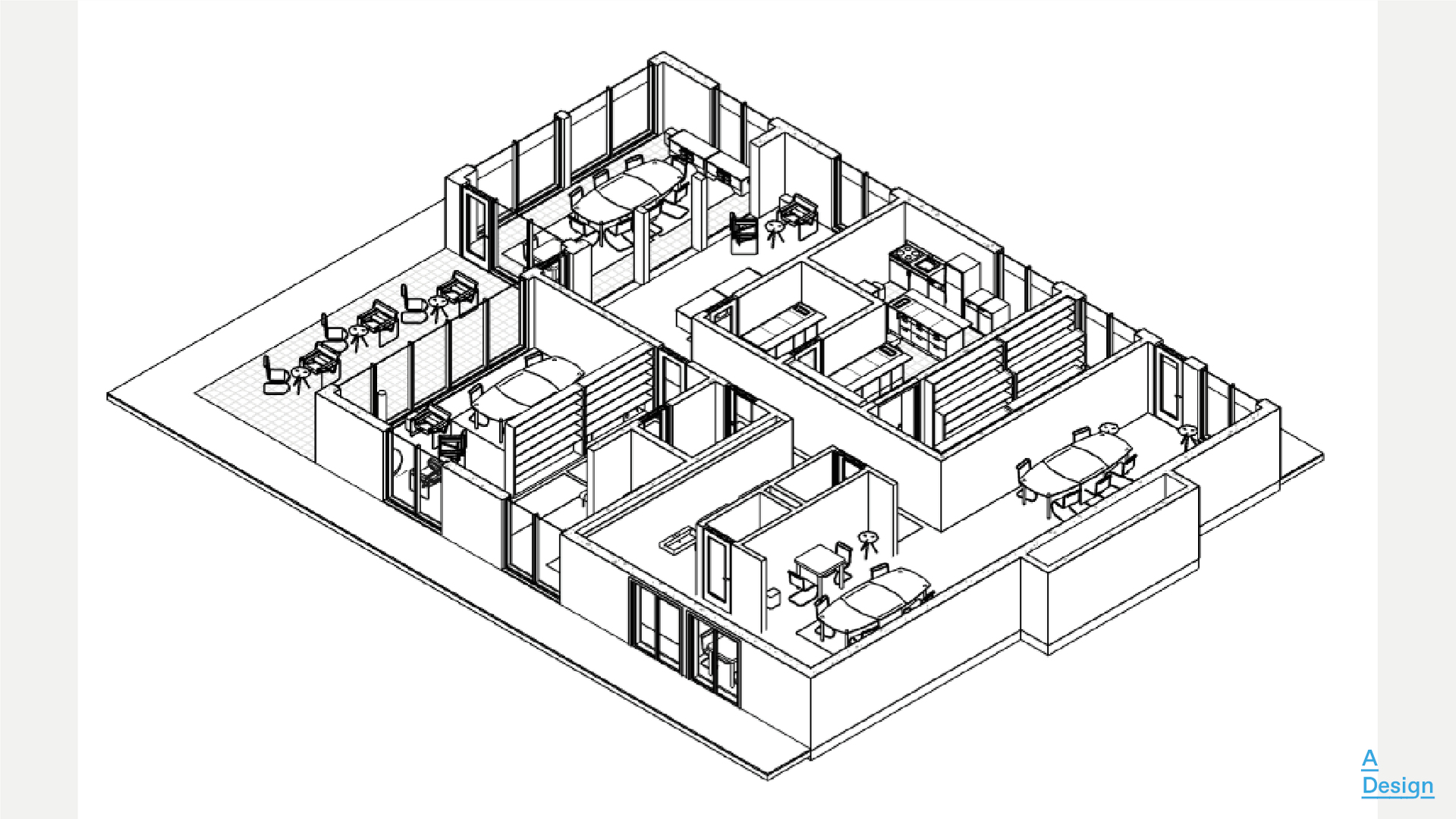 modelo 3d Restaurante - Modelo Revit - TurboSquid 2018330