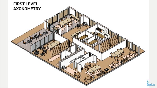 modelo 3d Restaurante - Modelo Revit - TurboSquid 2018330