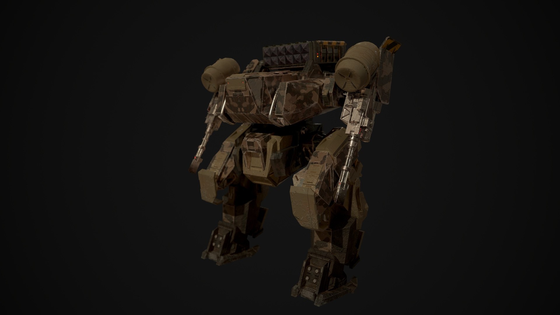 Battle Mech Model - TurboSquid 1982216