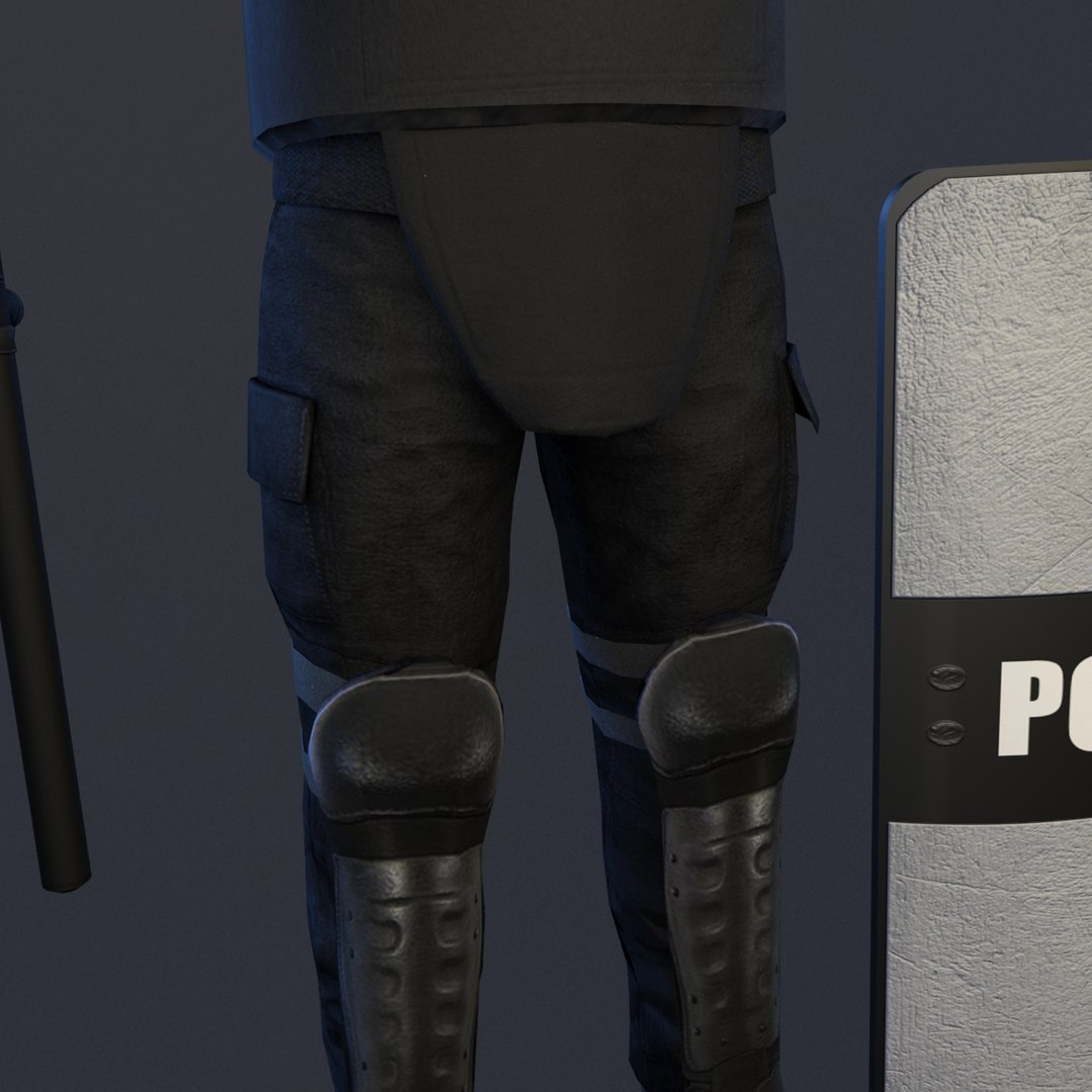 Riot Police Officer 3D Model - TurboSquid 1411997