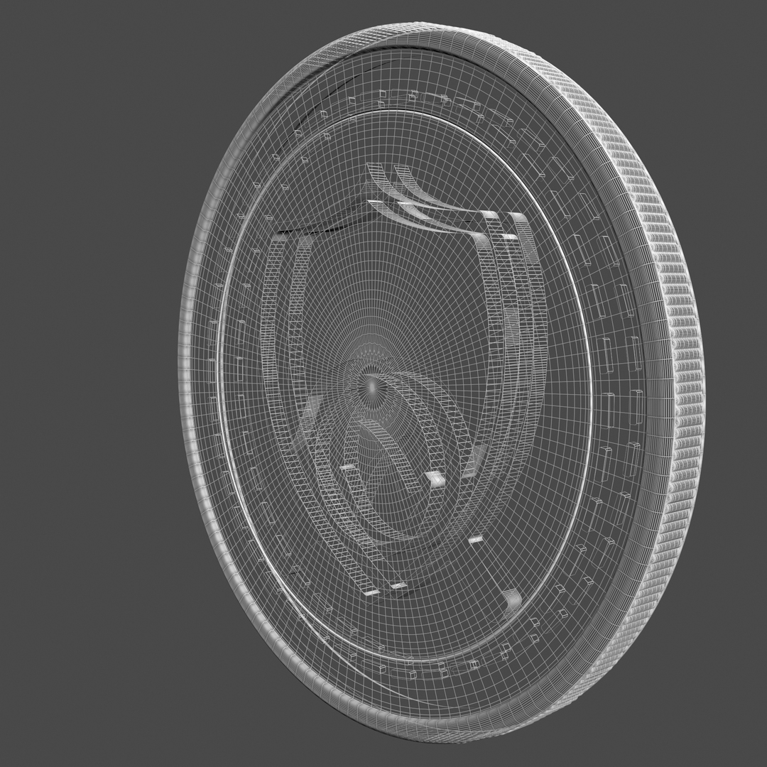 3D CryptoVerific Cryptocurrency Gold Coin - TurboSquid 1784155