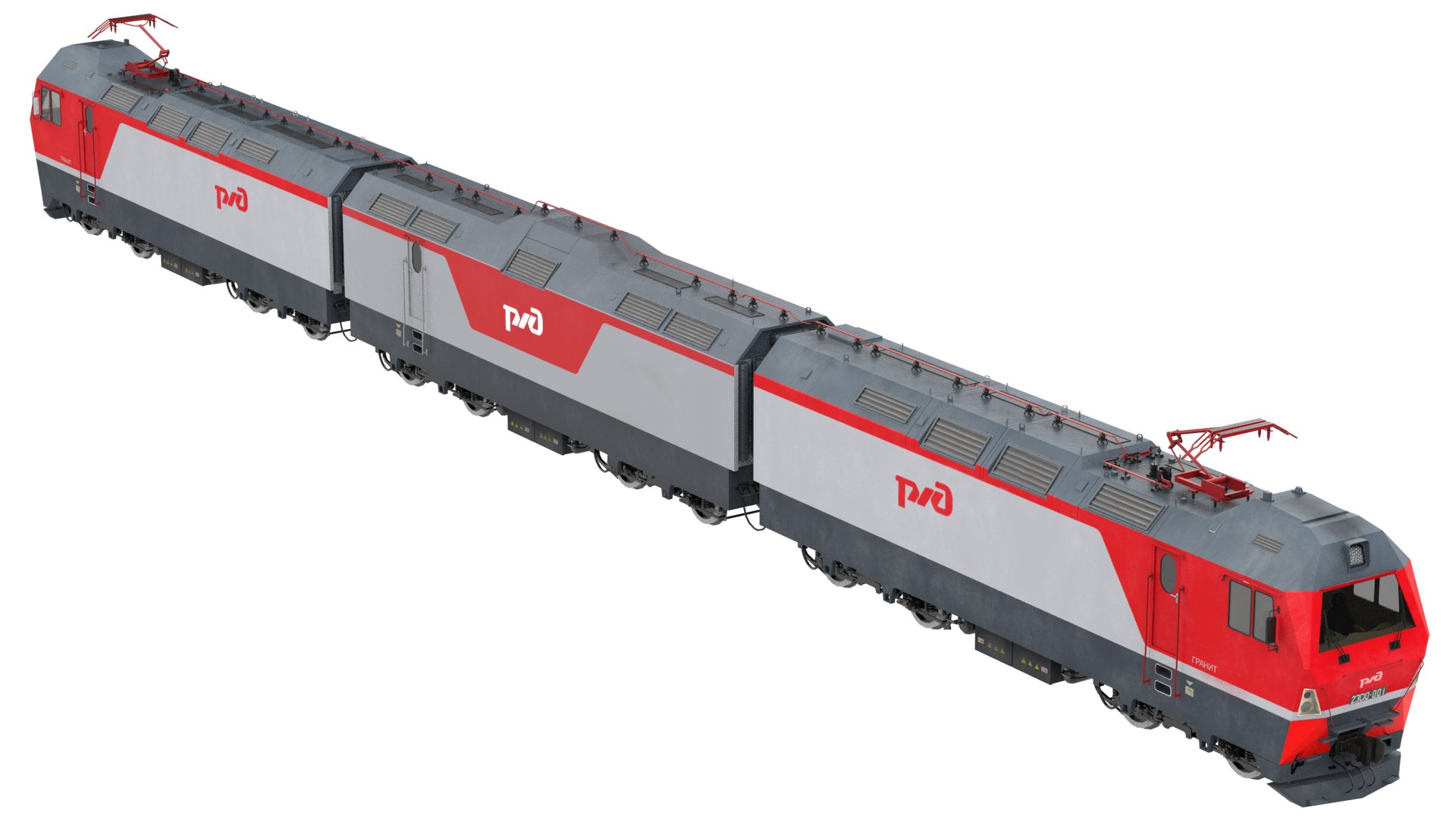 3D Electric Train 2ES10 Granit Model - TurboSquid 2252700