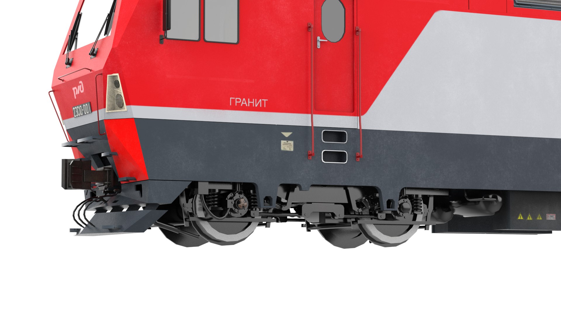 3D Electric Train 2ES10 Granit Model - TurboSquid 2252700