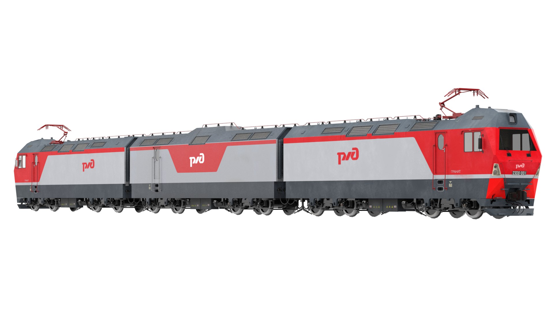 3D Electric Train 2ES10 Granit Model - TurboSquid 2252700