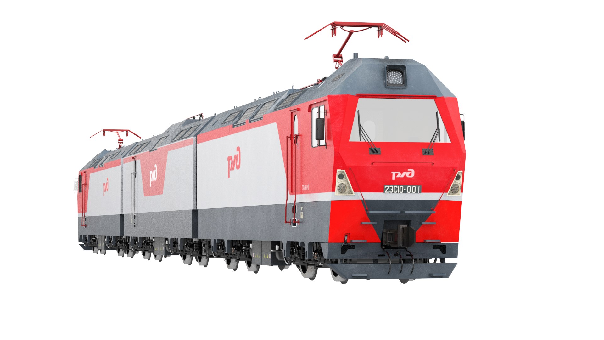 3D Electric Train 2ES10 Granit Model - TurboSquid 2252700
