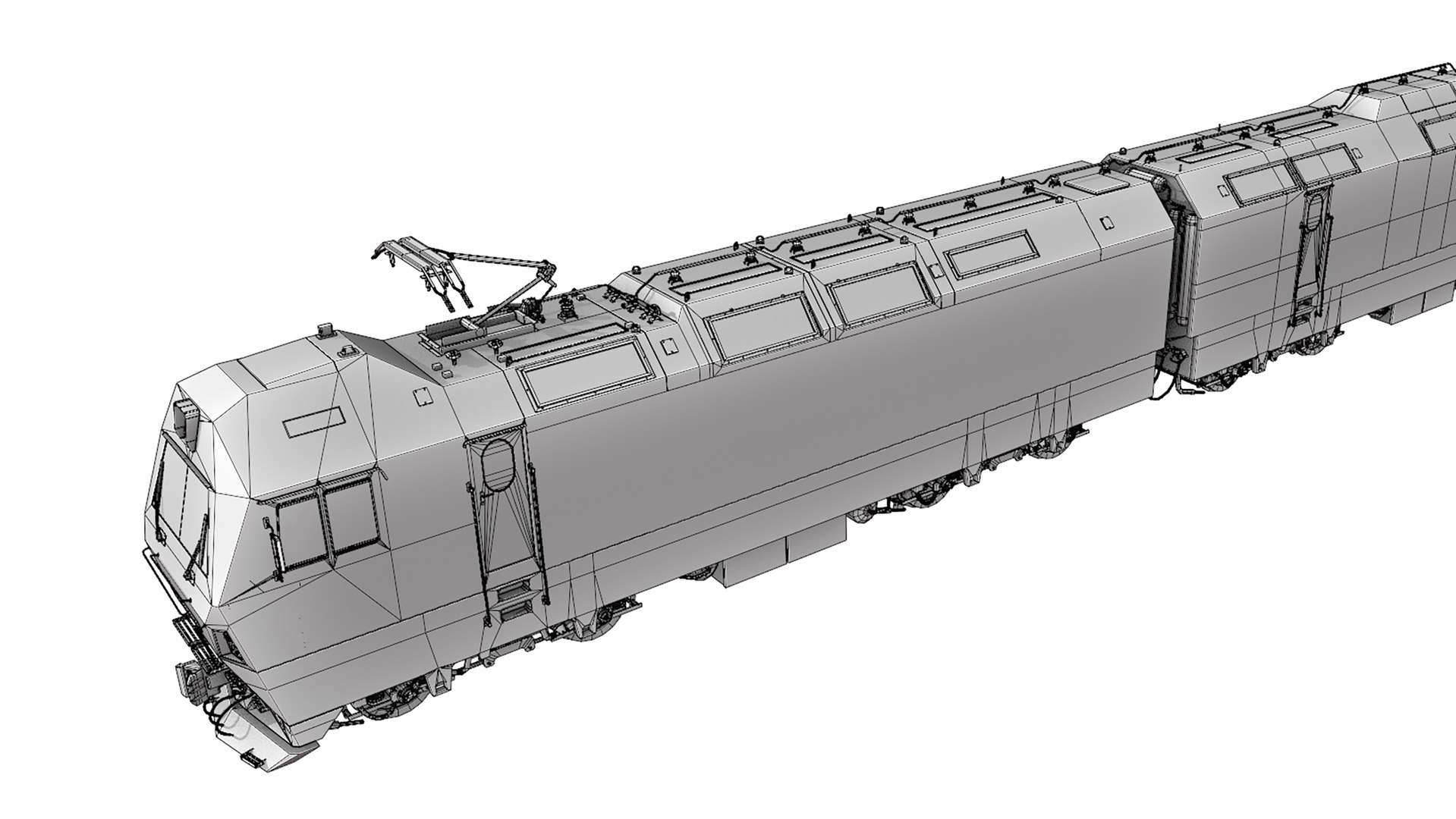 3D Electric Train 2ES10 Granit Model - TurboSquid 2252700