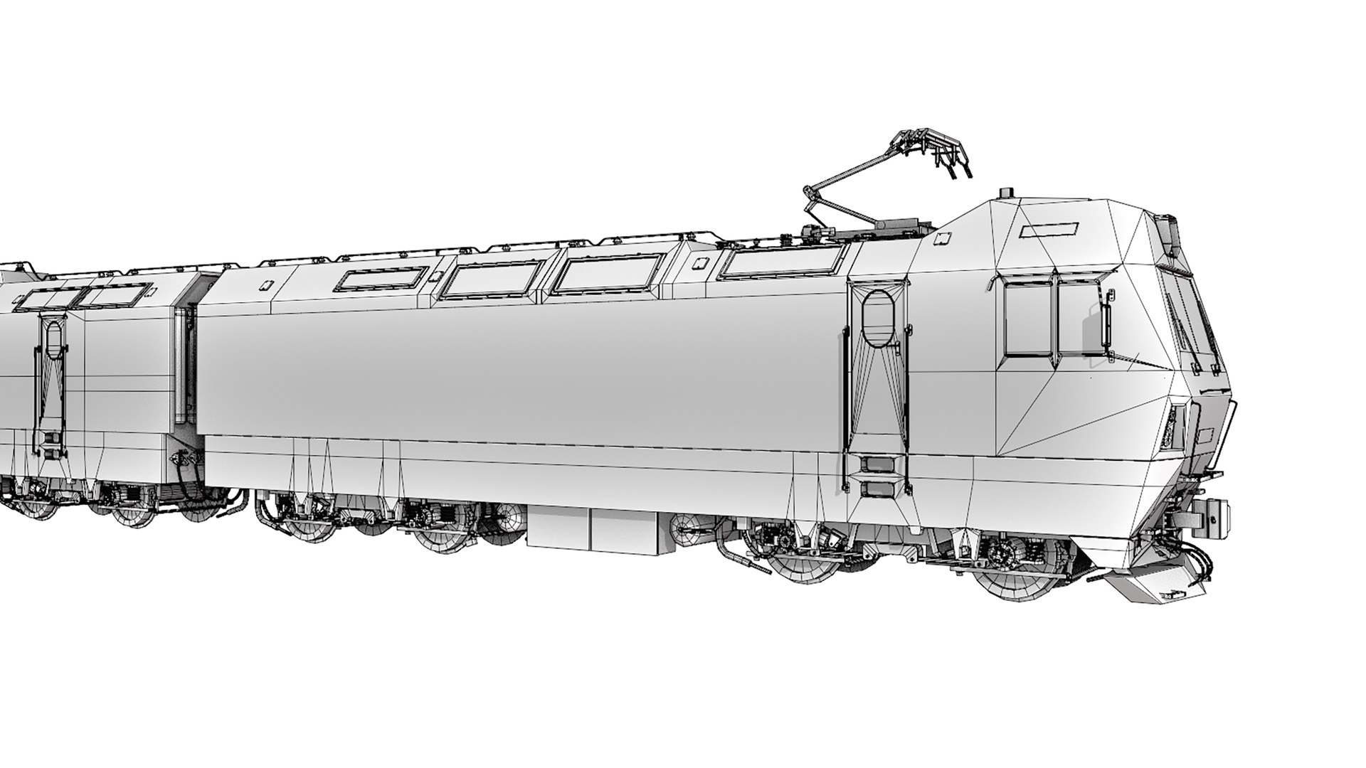 3D Electric Train 2ES10 Granit Model - TurboSquid 2252700