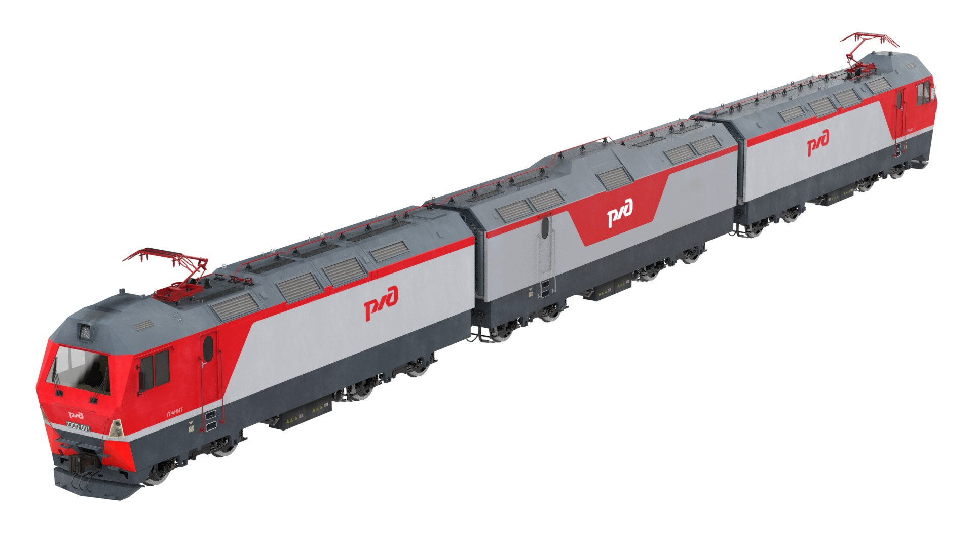 3D Electric Train 2ES10 Granit Model - TurboSquid 2252700
